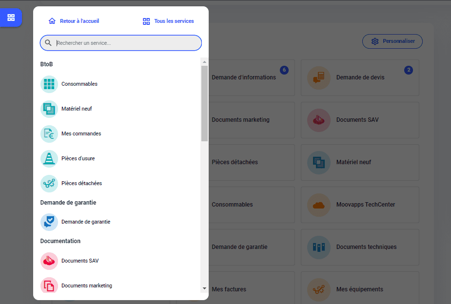 Extranet client fournisseur